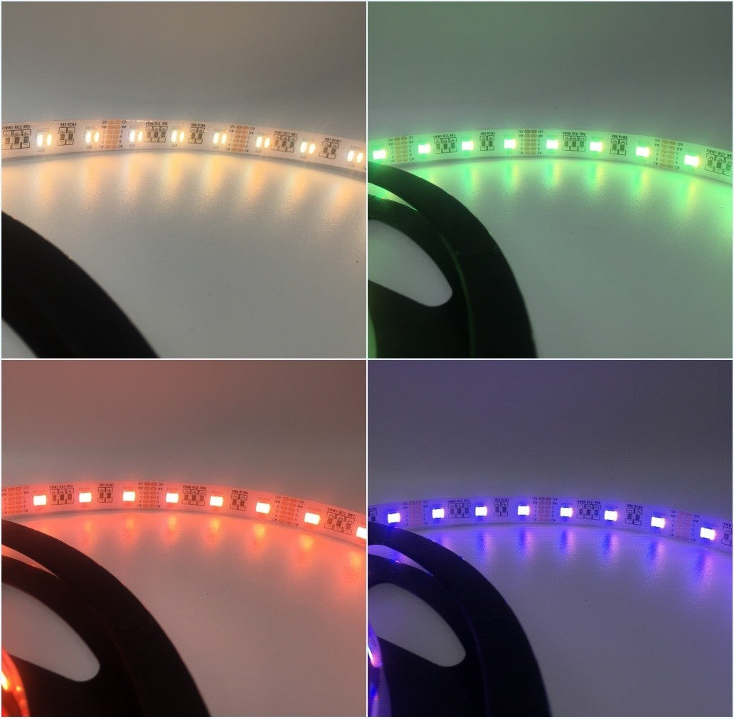 RGBCCT Budget LED Strip | 5-in-1 Flexible Tape Light – 60 LEDs/m 24V ...