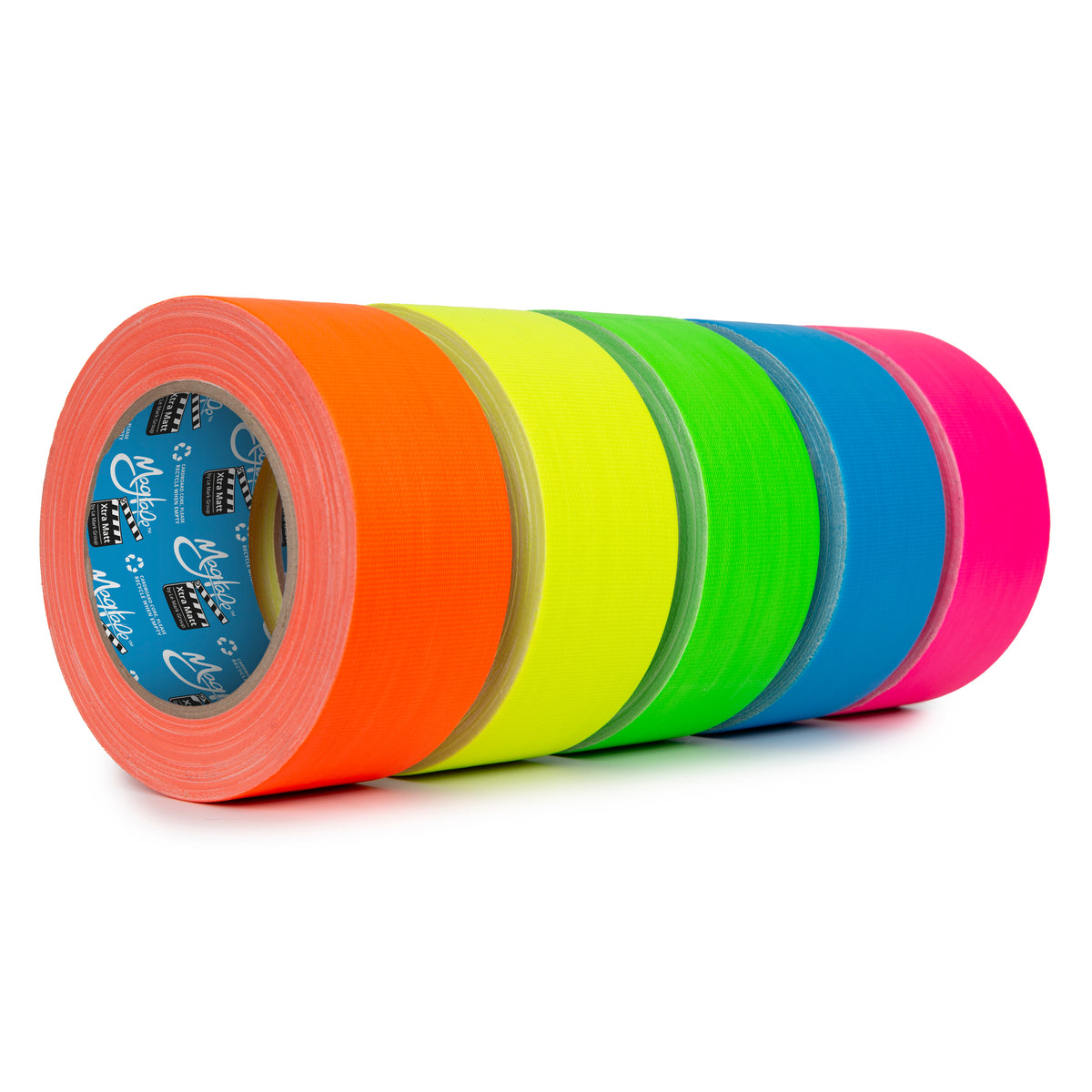 MagTape Xtra Matt Fluorescent Gaffer Tape — 50 mm × 25 m Roll — Going Dark Shop
